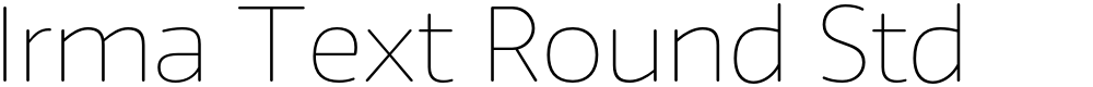 Irma Text Round Std - 字酷网