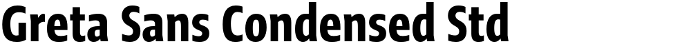 Greta Sans Condensed Std - 字酷网