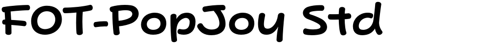 FOT-PopJoy Std - 字酷网