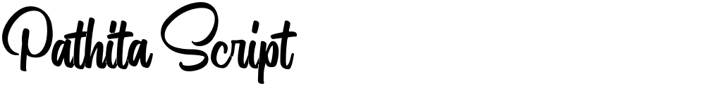 Pathita Script - 字酷网