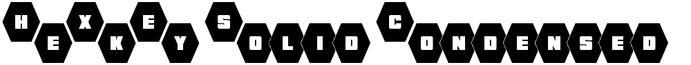 HeXkEy Solid Condensed - 字酷网