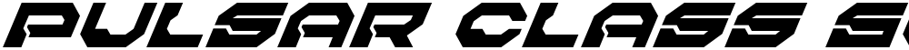 Pulsar Class Solid Super-Italic - 字酷网