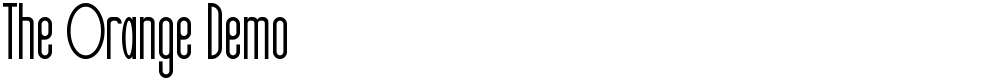 The Orange Demo - 字酷网