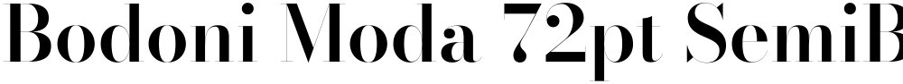 Bodoni Moda 72pt SemiBold - 字酷网