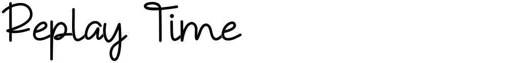 Replay Time - 字酷网