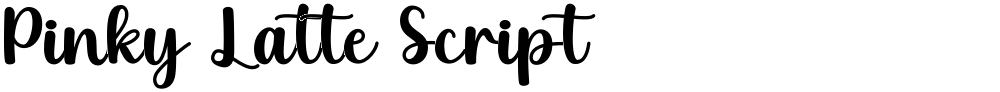 Pinky Latte Script - 字酷网