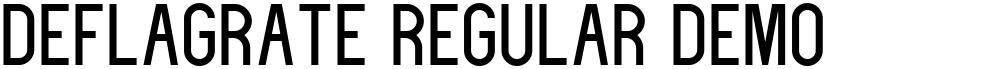 deflagrate regular demo - 字酷网