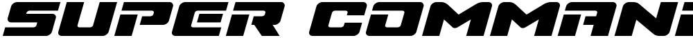 Super Commando Expanded Italic - 字酷网
