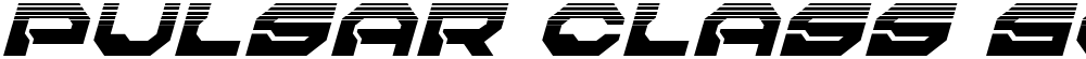 Pulsar Class Solid Halftone Italic - 字酷网