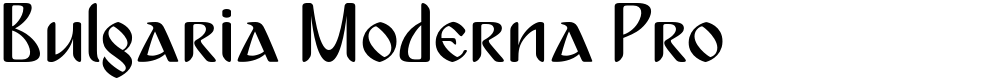 Bulgaria Moderna Pro - 字酷网